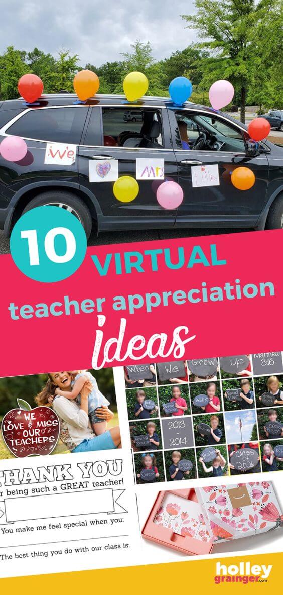 10 Ways to Celebrate Virtual Teacher Appreciation Month | Holley Grainger